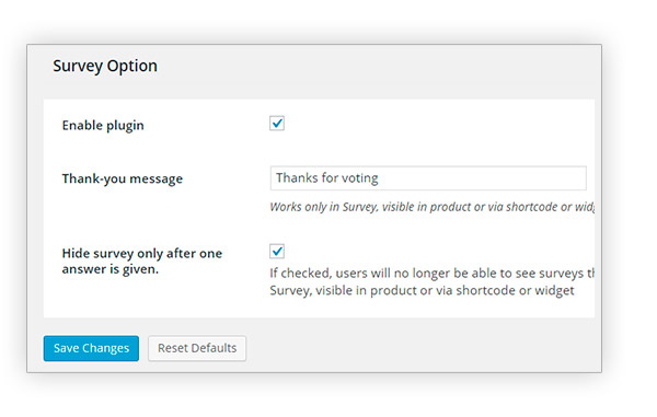 Surveys Plugin for WooCommerce – Oz Robotics